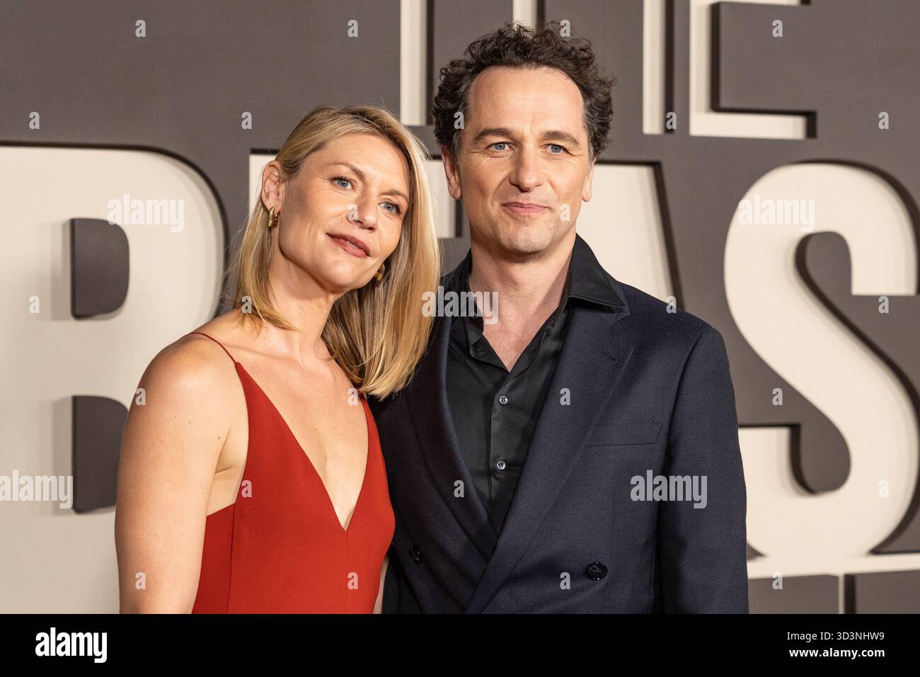 Claire Danes and Matthew Rhys attend Netflix's 'The Beast in Me ...