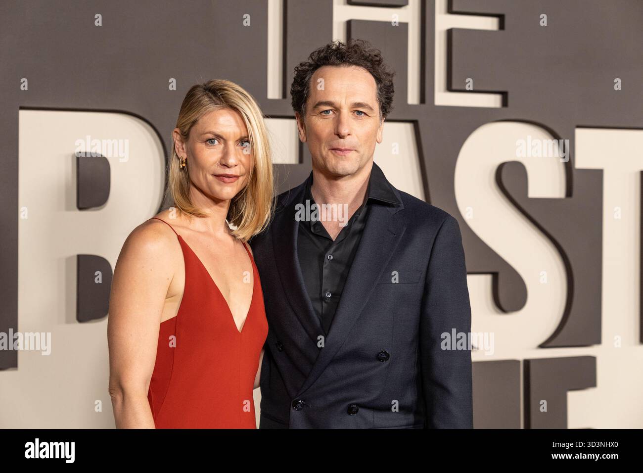 Claire Danes and Matthew Rhys attend Netflix's 'The Beast in Me ...