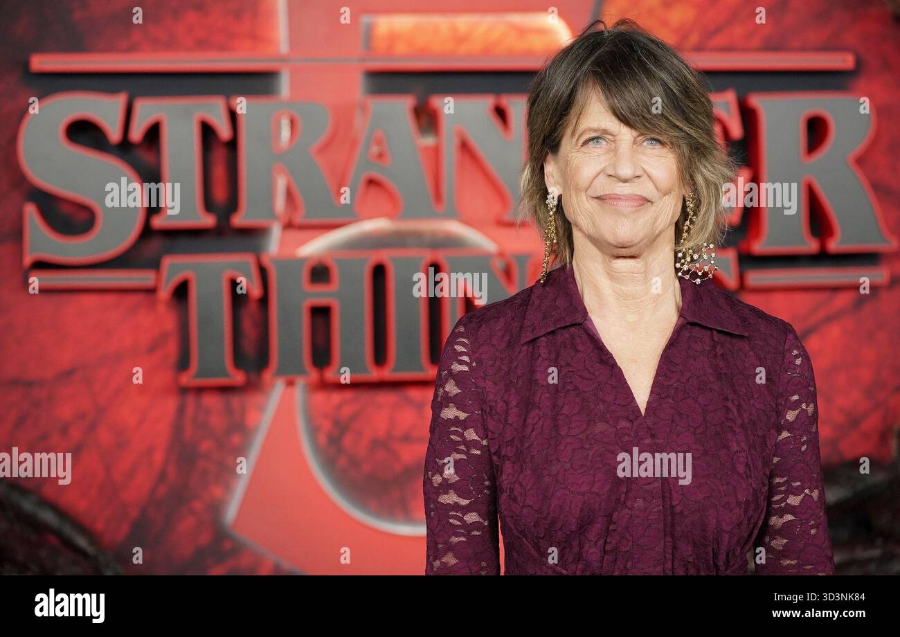 Linda Hamilton arrives at the world premiere of the fifth season of ...