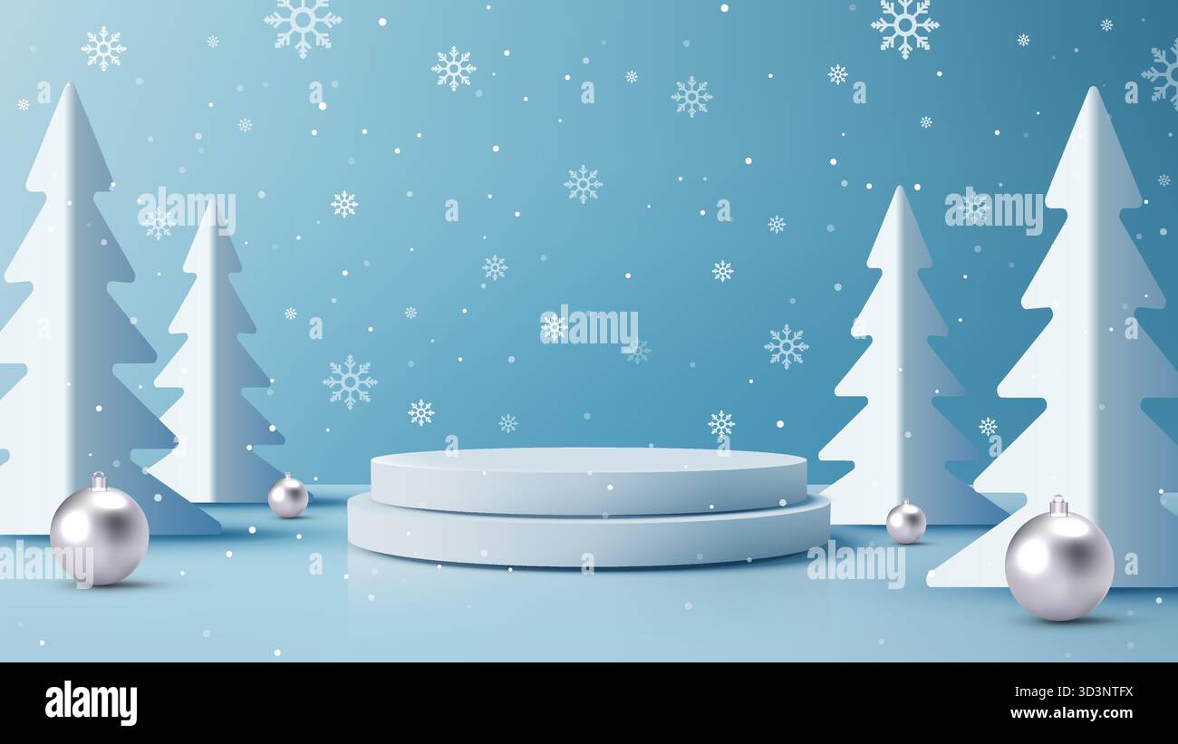 Winter cosmetic gift holiday Stock Vector Images - Alamy