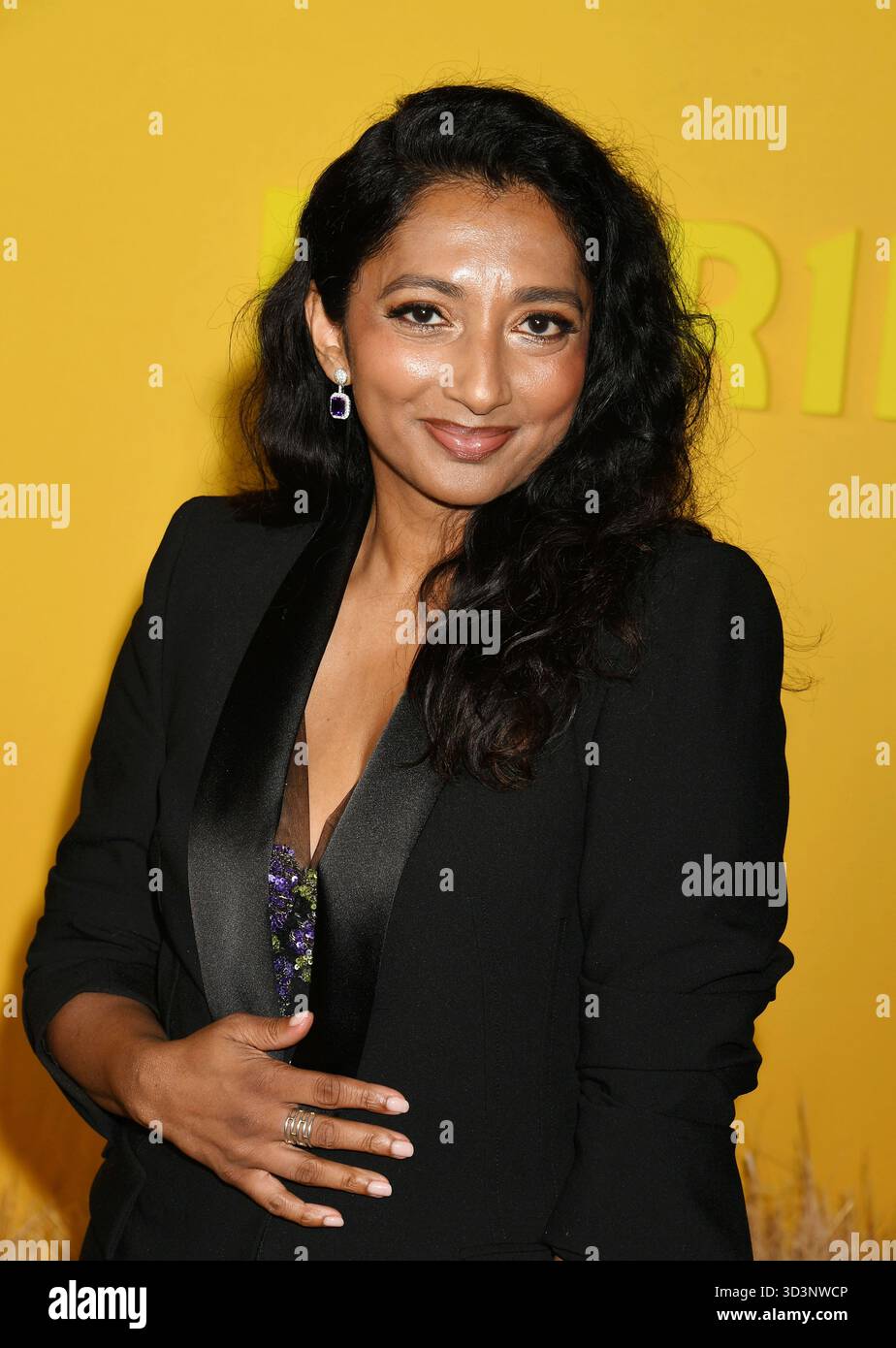 LOS ANGELES, CALIFORNIA - NOVEMBER 04: Menik Gooneratne at the world ...