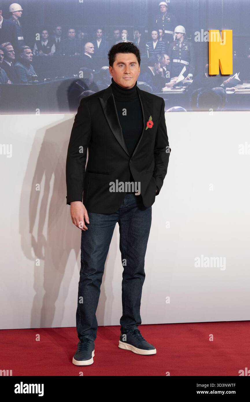 Nuremberg film premiere at Leicester Square, London. Pictured: Dan Cade ...