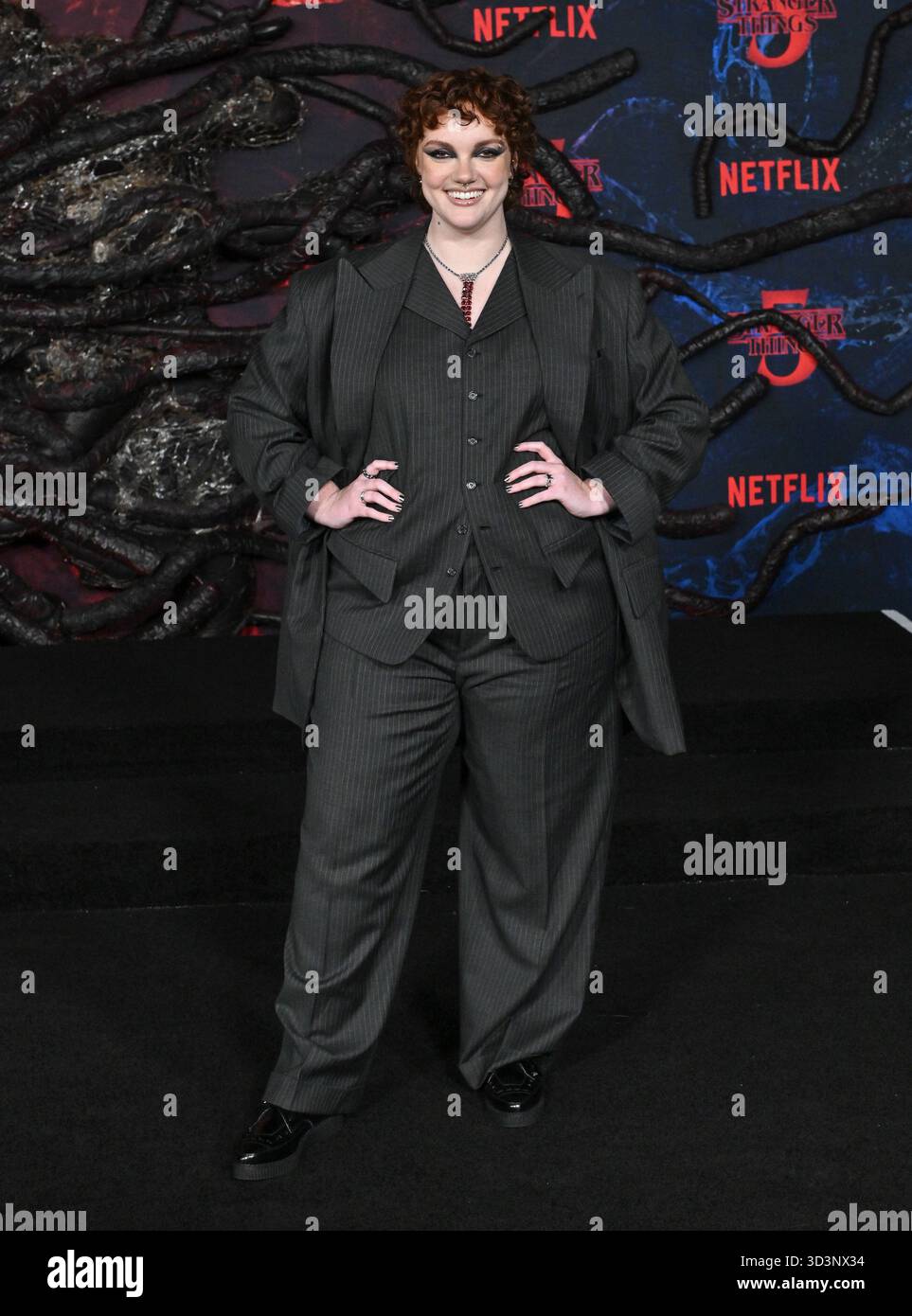 Shannon Purser arriving to the “Stranger Things 5’” world premiere held ...