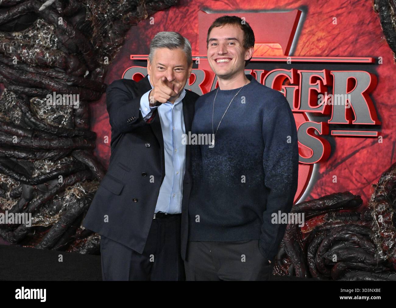 Ted Sarandos and Tony Sarandos arriving to the “Stranger Things 5 ...
