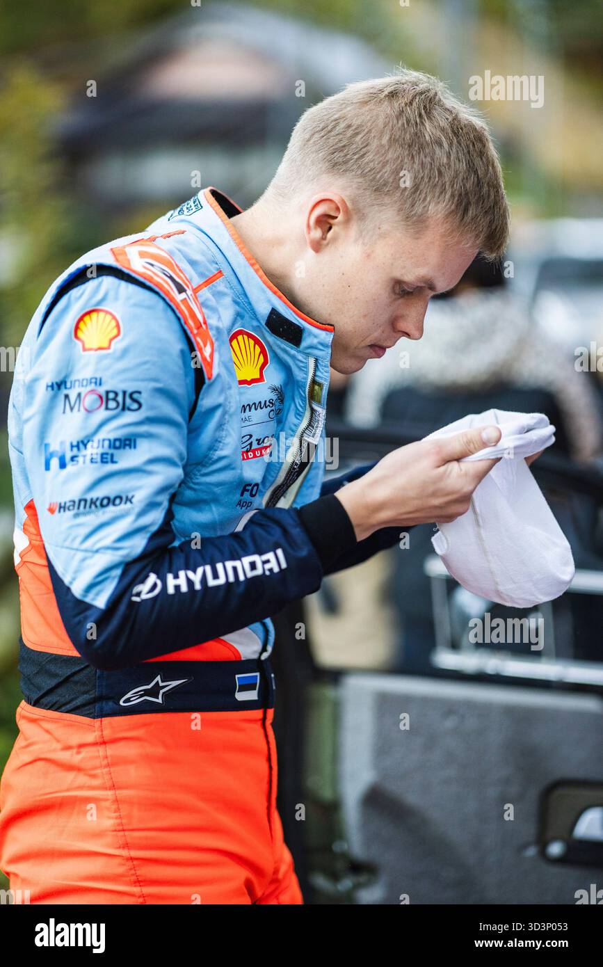 TANAK Ott, Hyundai I20 Rally1, portrait during the 2025 Rally Japan ...