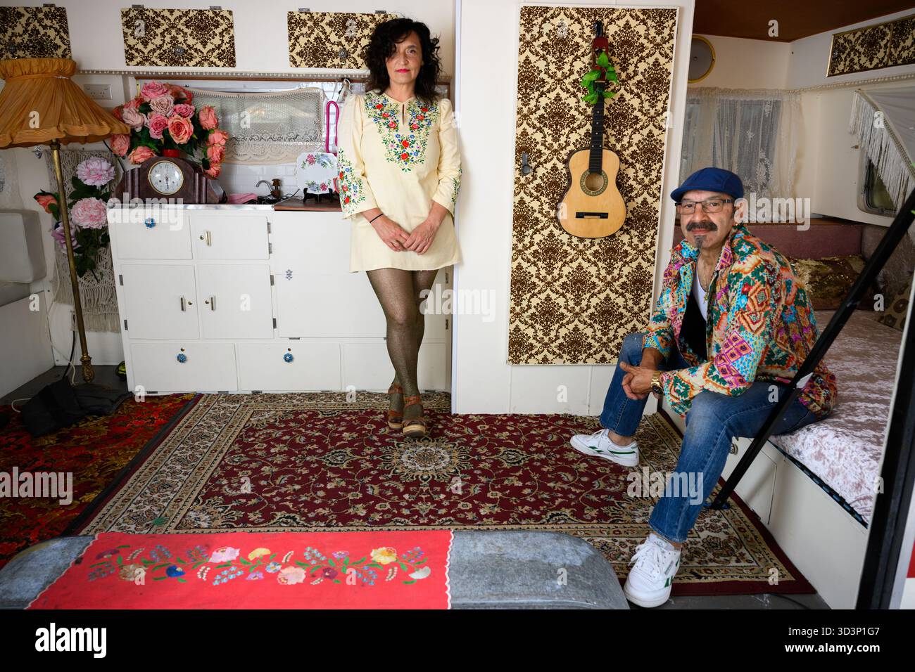 Sarah Bedak and Nenad Radic of Lolo Lovina pose for a photograph in ...