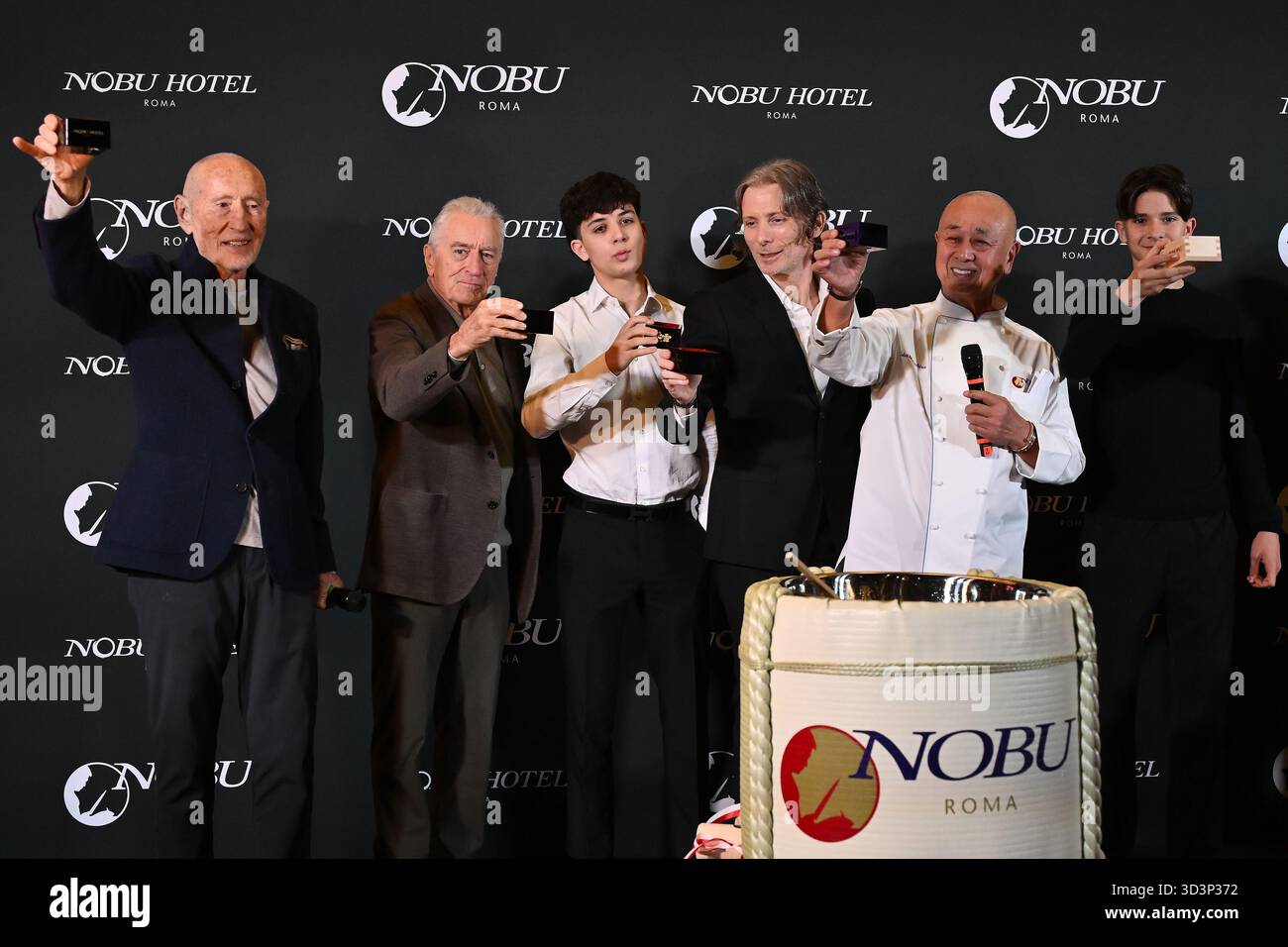 Nobu's three founders: Meir Teper, Robert De Niro, and chef Nobu ...