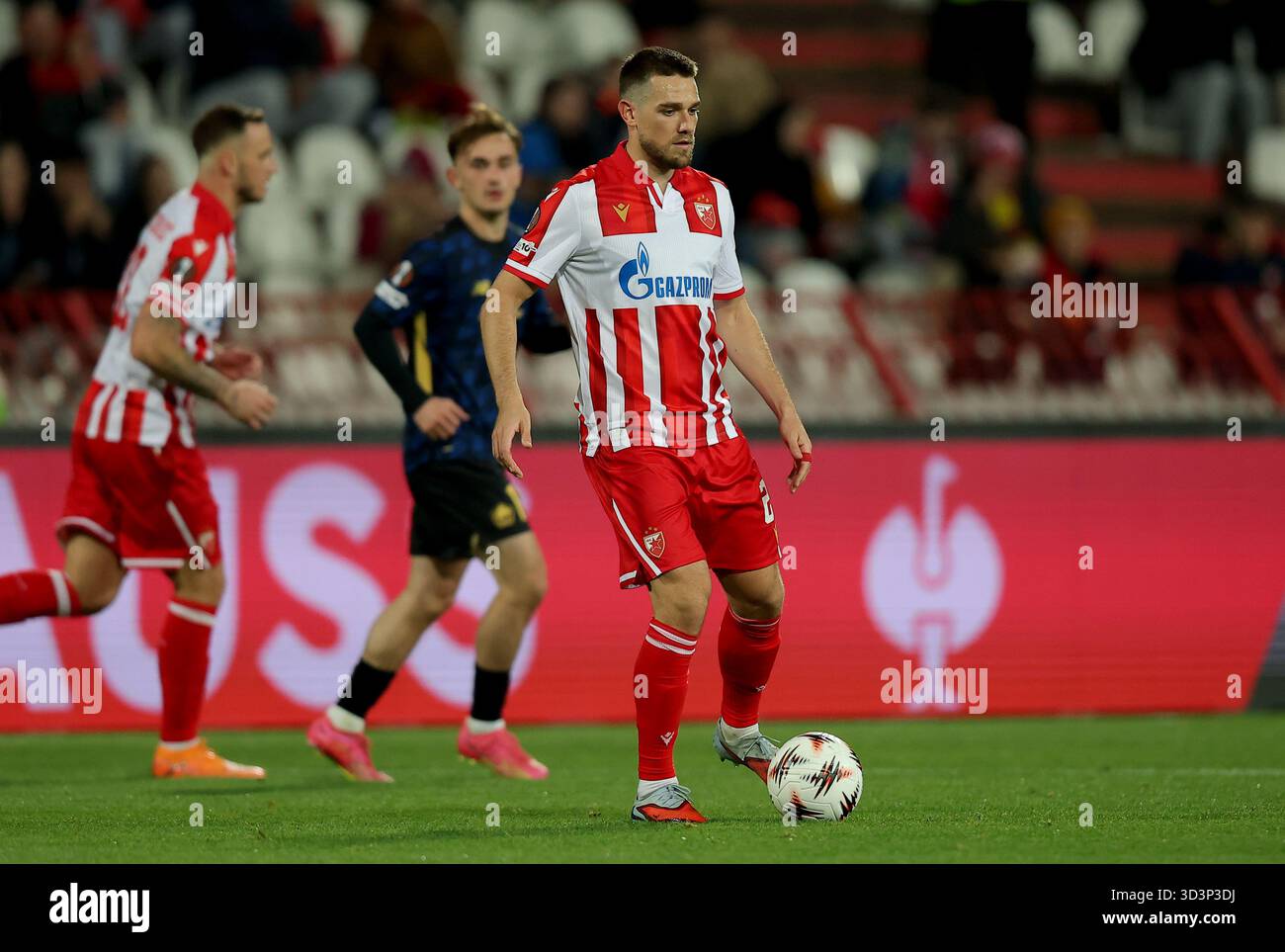 Belgrade, Serbia. 6th Nov, 2025. Crvena Zvezda's Timi Max Elsnik during ...