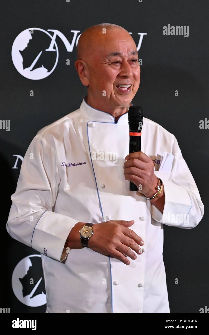 Nobu Matsuhisa attends the opening of Nobu Hotel at Nobu Hotel Rome in ...