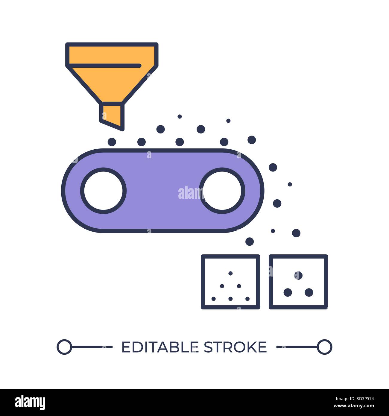 Iron ore line Stock Vector Images - Alamy