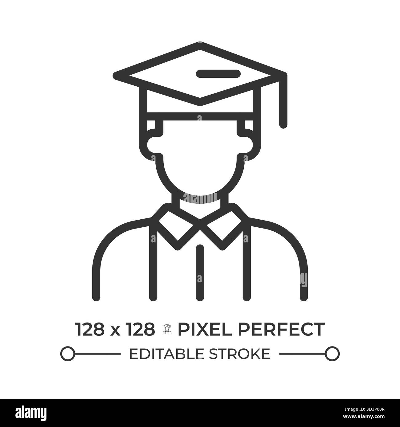 Image pictogram male student hi-res stock photography and images - Alamy