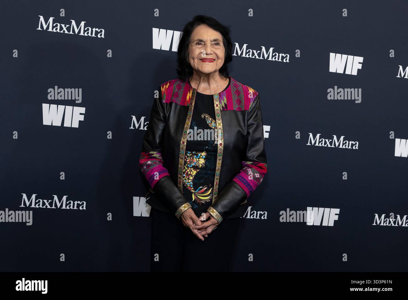 Dolores Huerta attends the arrivals of WIF Honors 2025 at The Beverly ...