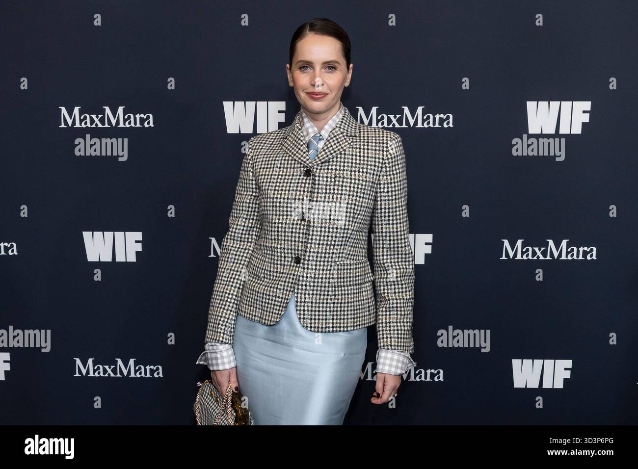 Felicity Jones attends the arrivals of WIF Honors 2025 at The Beverly ...