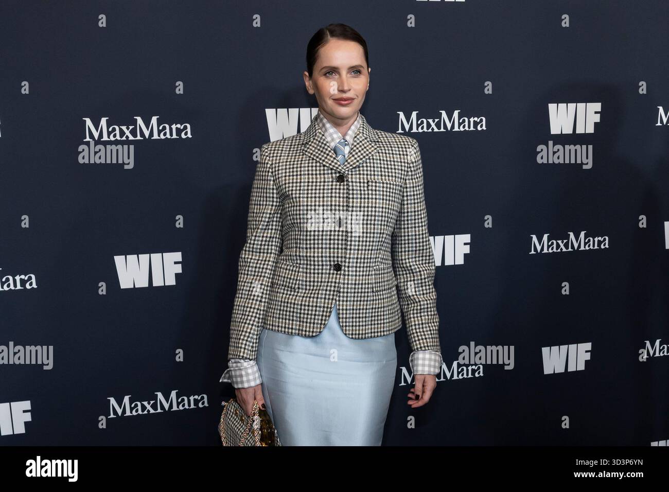 Felicity Jones attends the arrivals of WIF Honors 2025 at The Beverly ...