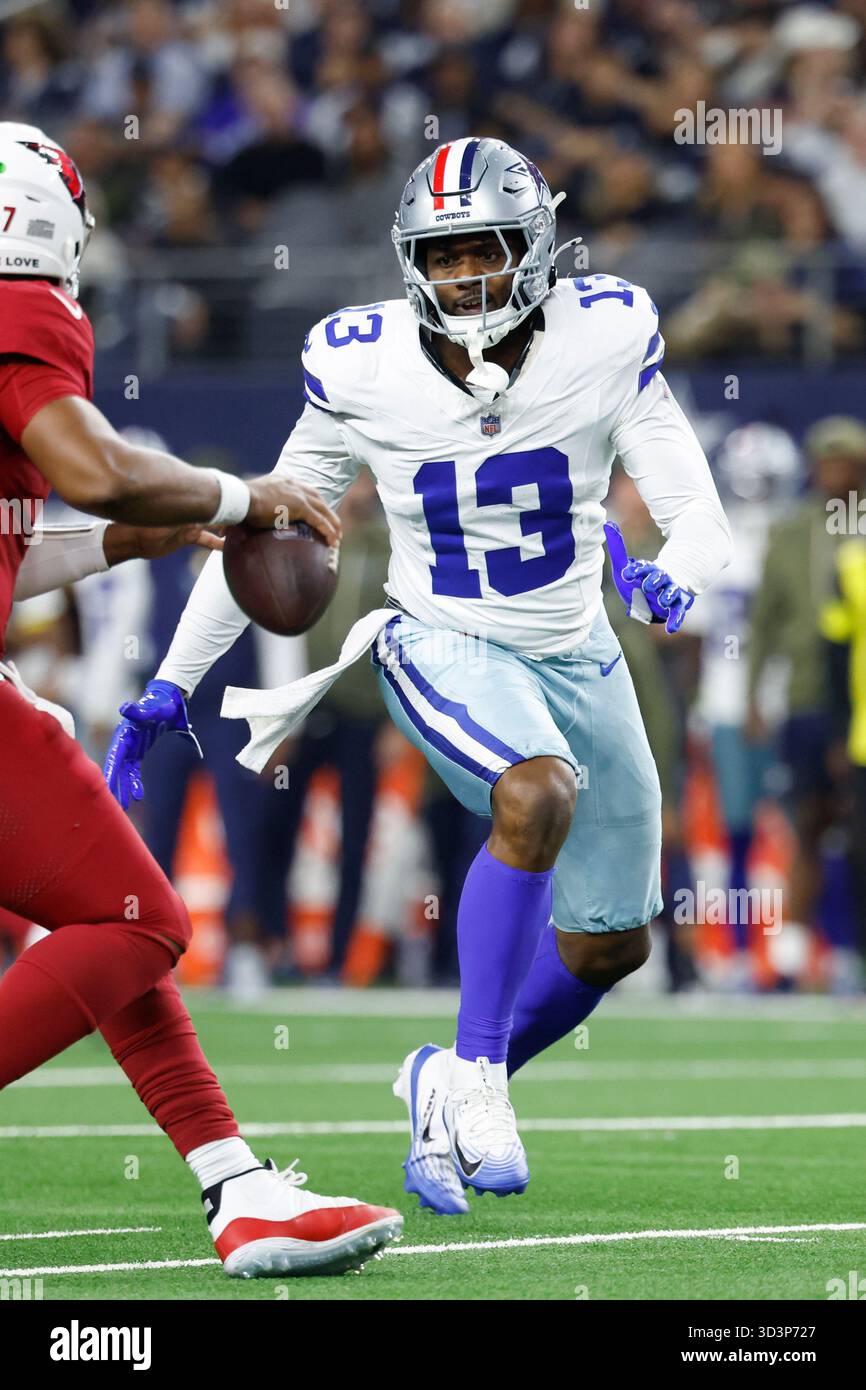 Dallas Cowboys defensive end Dante Fowler (13) rushes during a NFL ...