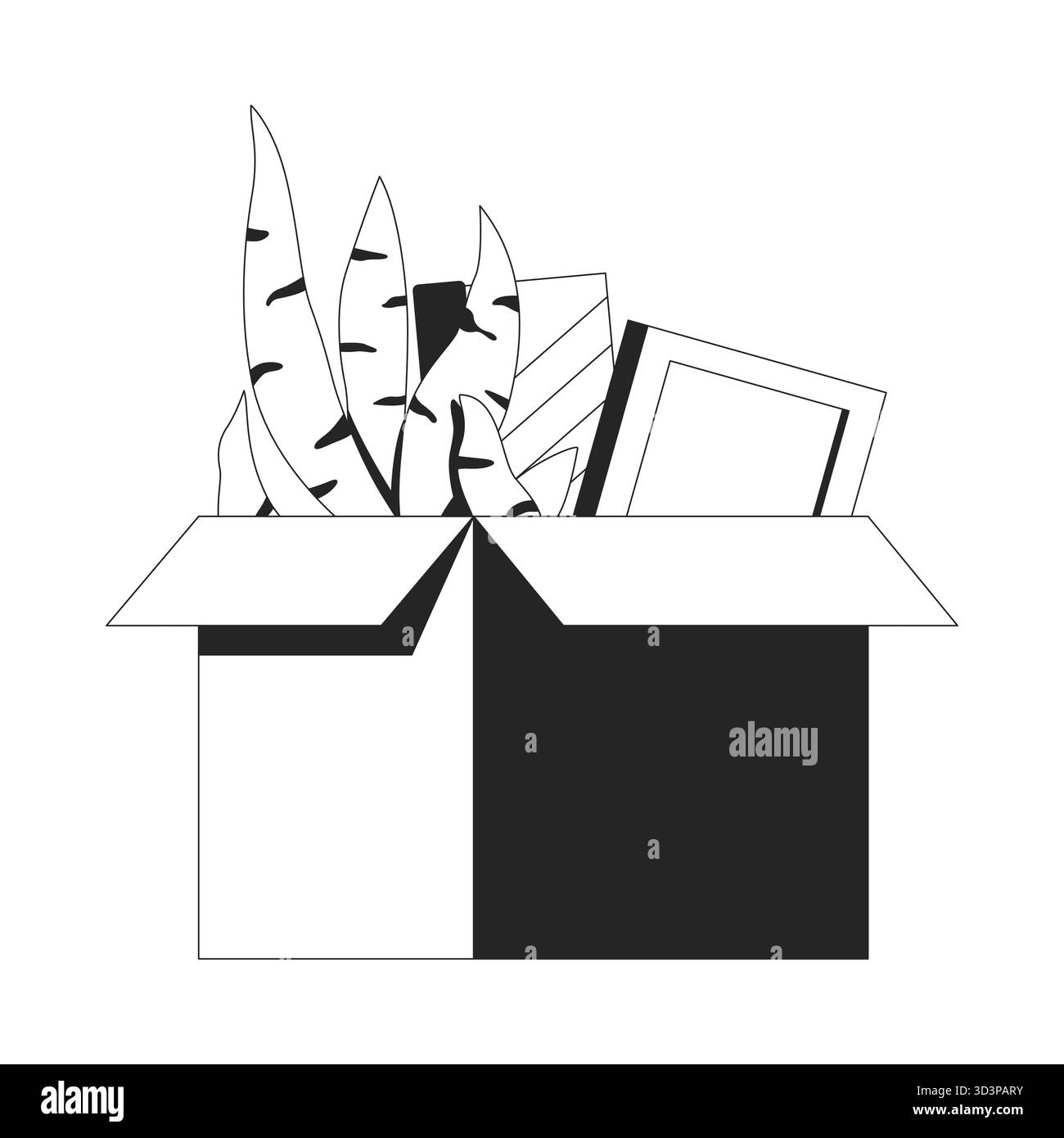 Open box personal belongings hi-res stock photography and images - Alamy