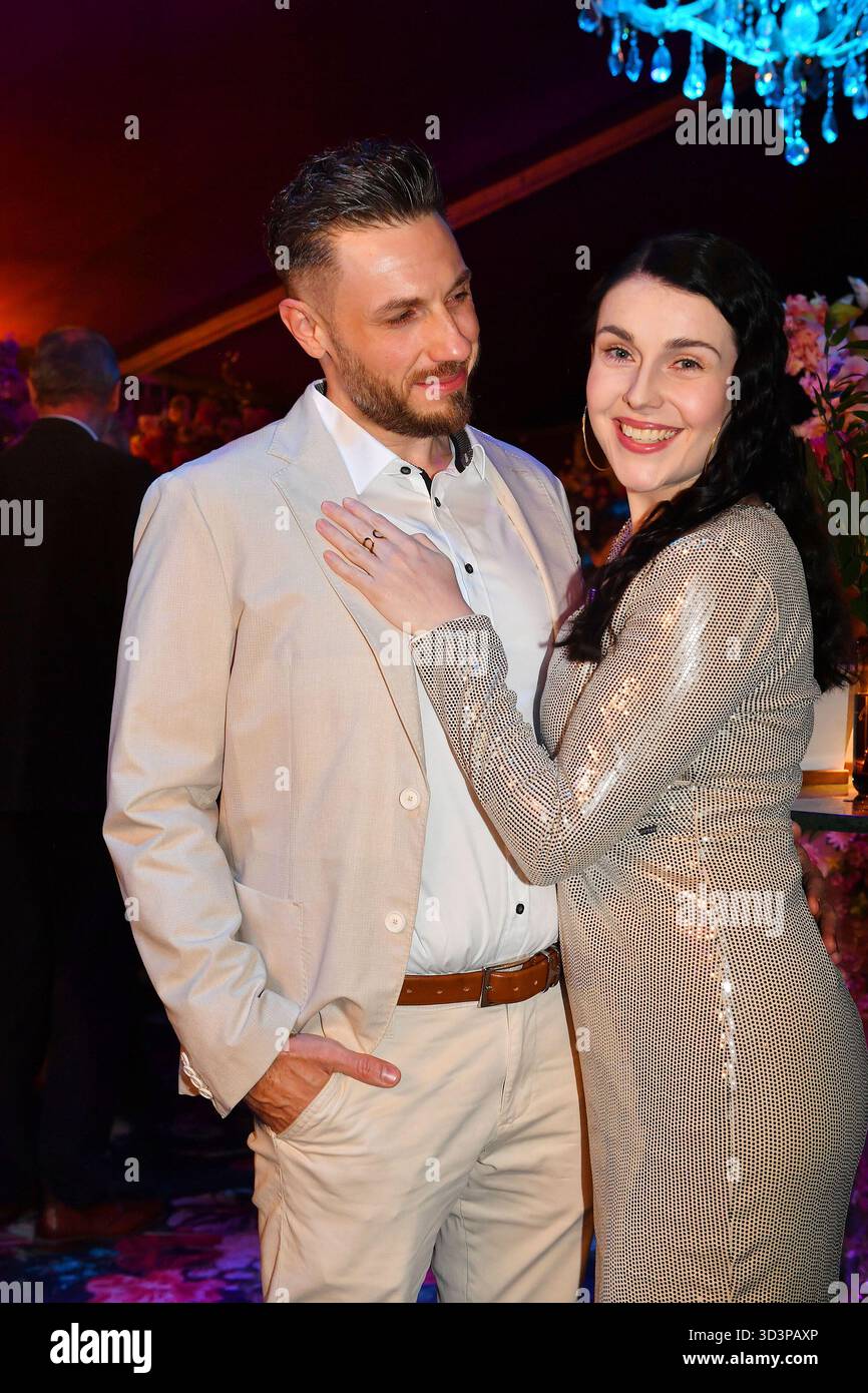 Anita Eichhorn and her boyfriend Alex during the "Secret Garden“ VIP ...