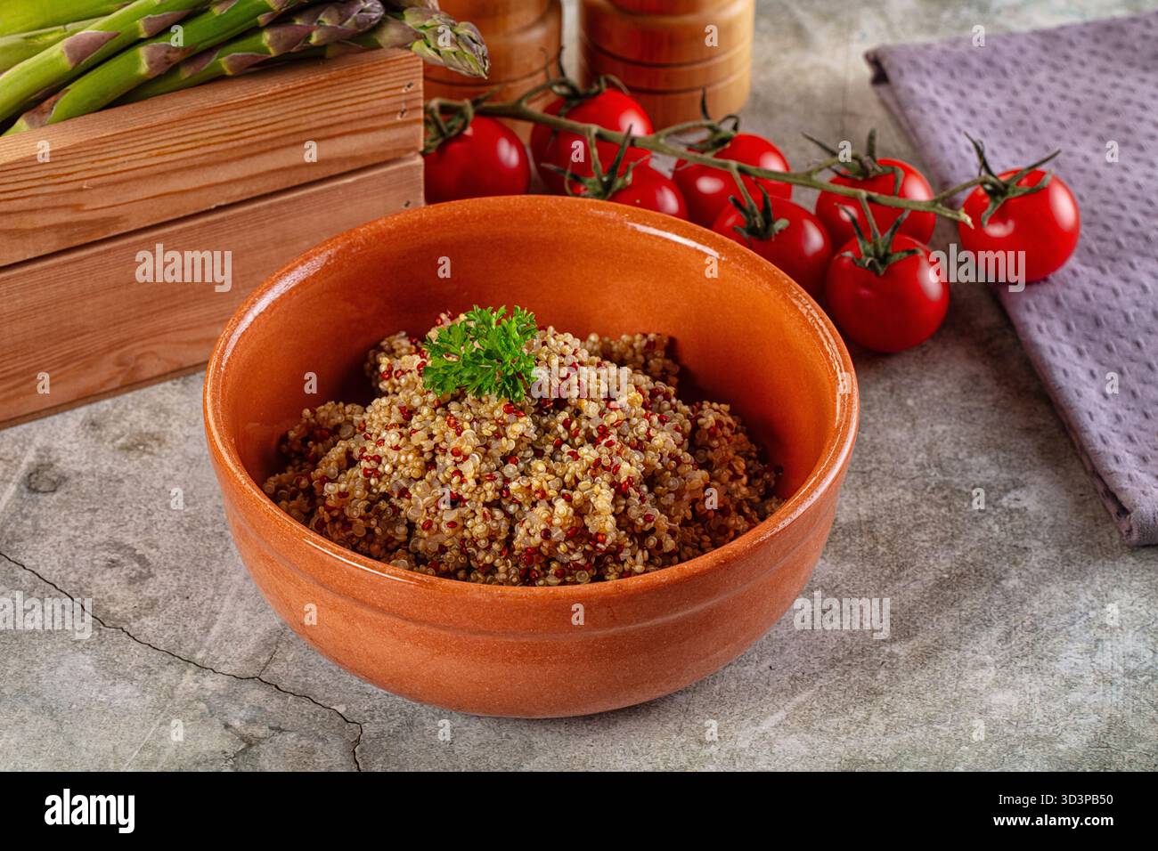 Vegan super food boiled hi-res stock photography and images - Alamy