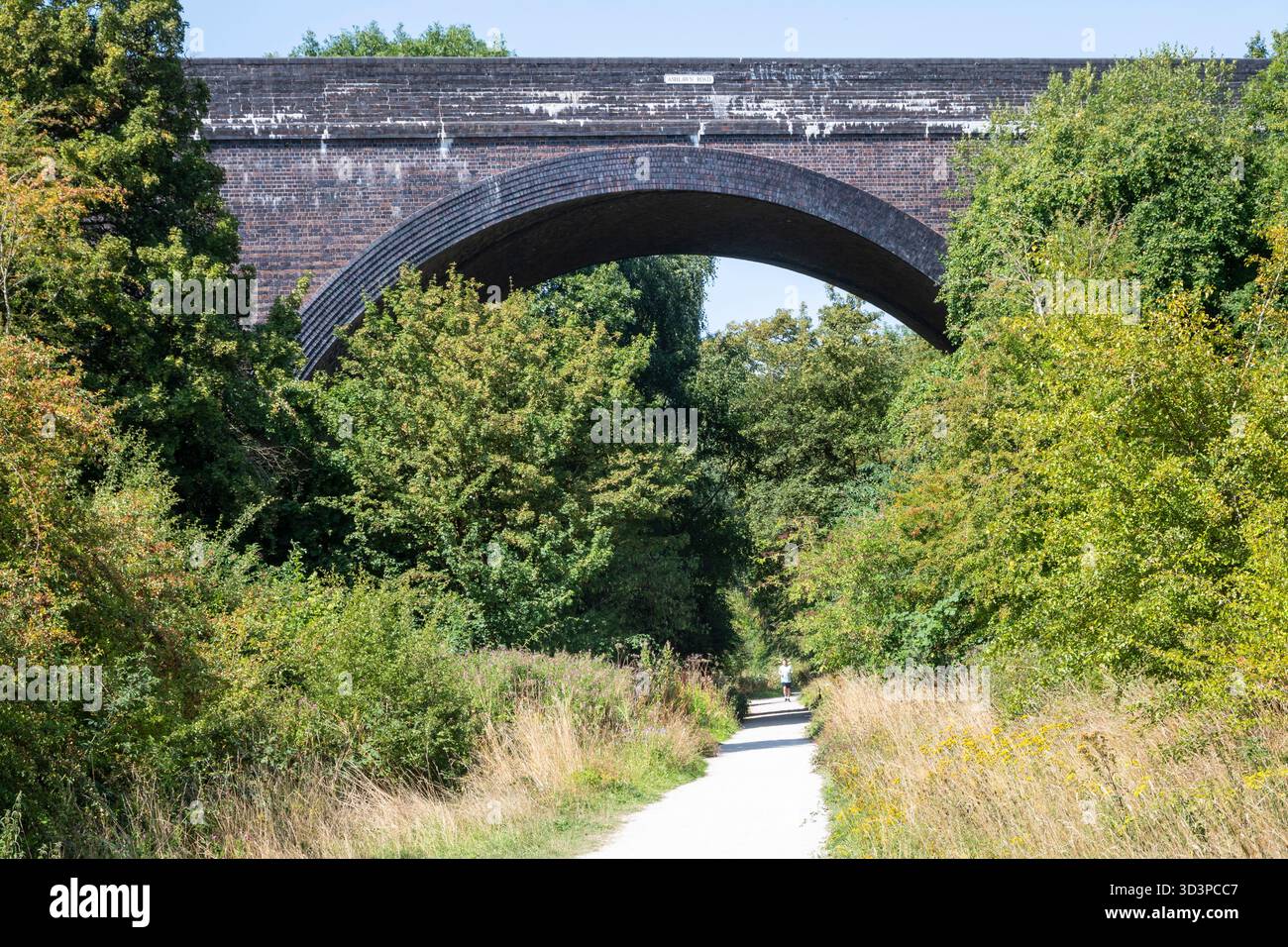 Great Central Railway walkway, Rugby, Warwickshire, England Stock Photo ...