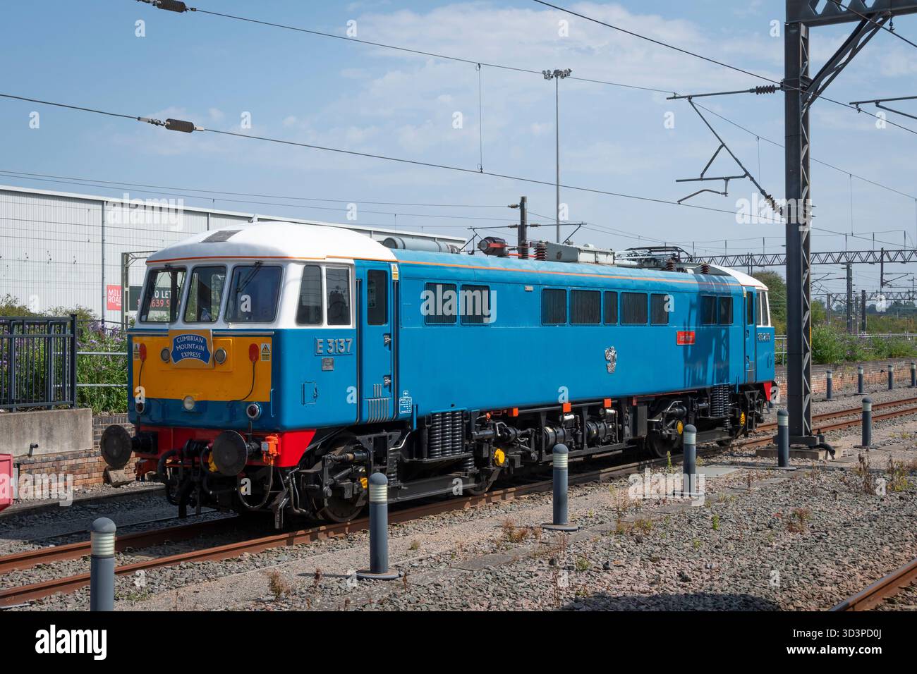 Preserved British Rail Class 86 electric locomotive known as "Peter Pan ...