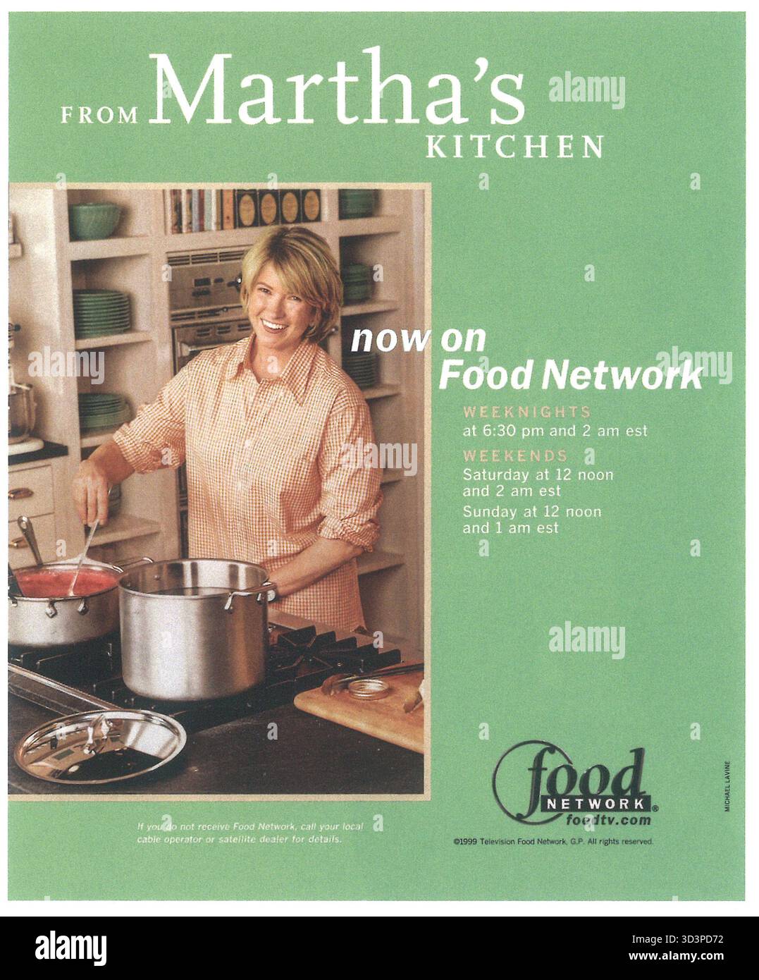 Martha stewart cooking tv show hi-res stock photography and images - Alamy