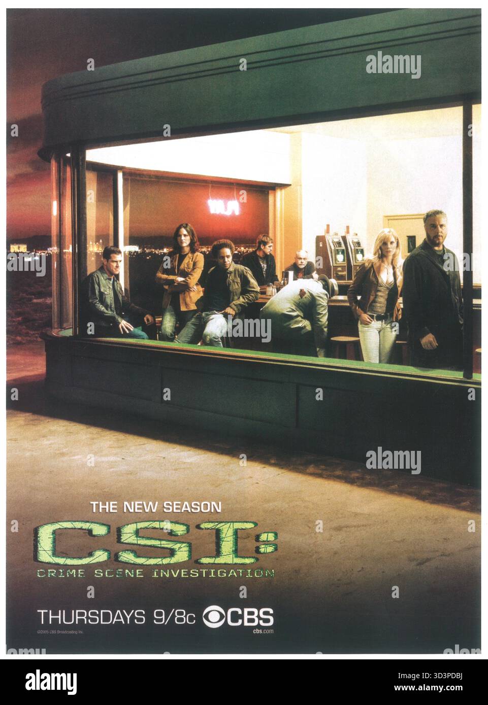 Csi crime scene investigation poster hi-res stock photography and ...
