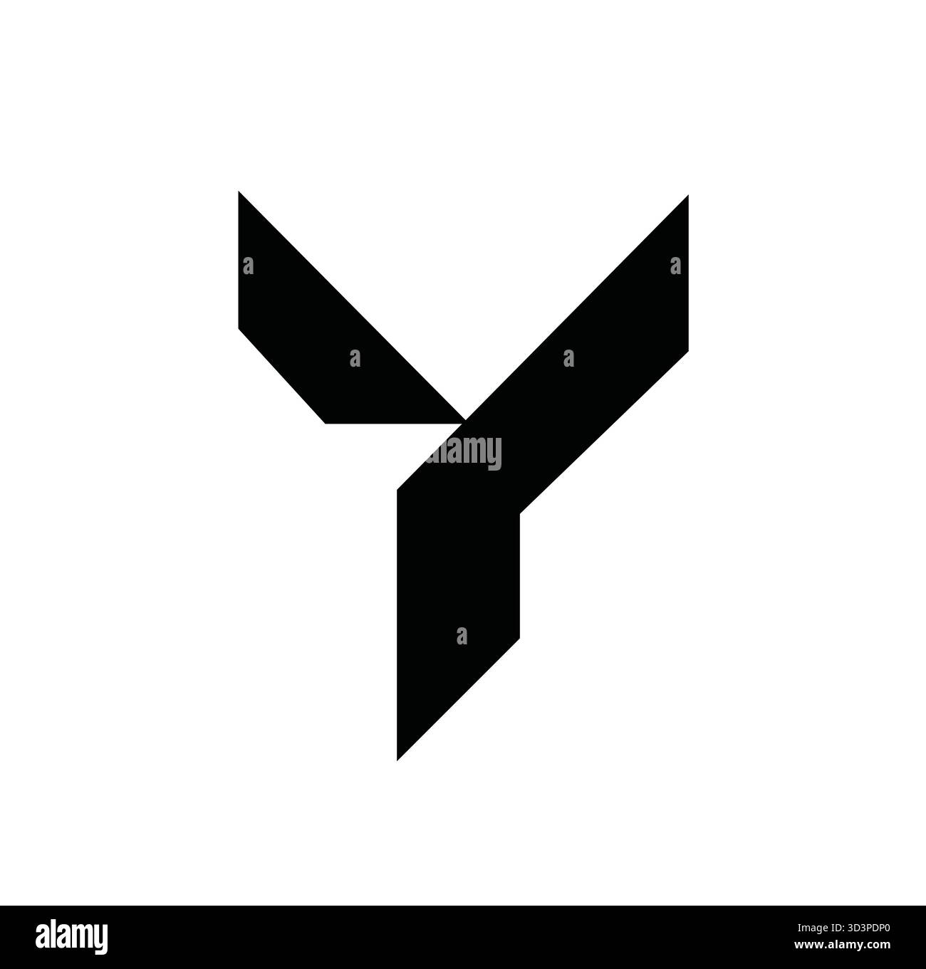 creative sharp letter y logo vector Stock Vector Image & Art - Alamy