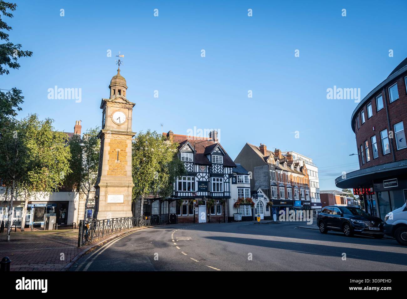 Rugby town clock tower hi-res stock photography and images - Alamy
