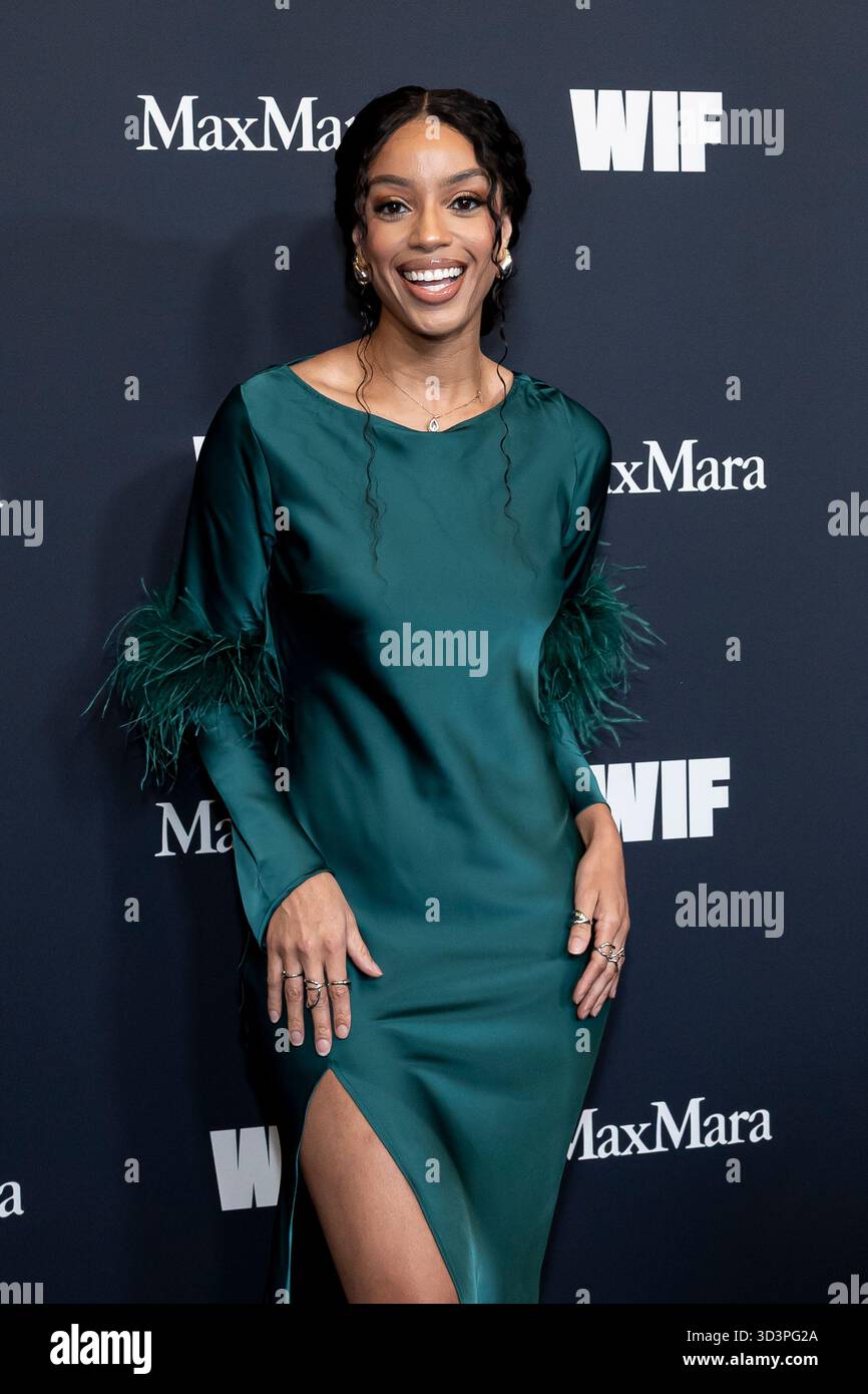 Francesca Amiker attends the arrivals of WIF Honors 2025 at The Beverly ...