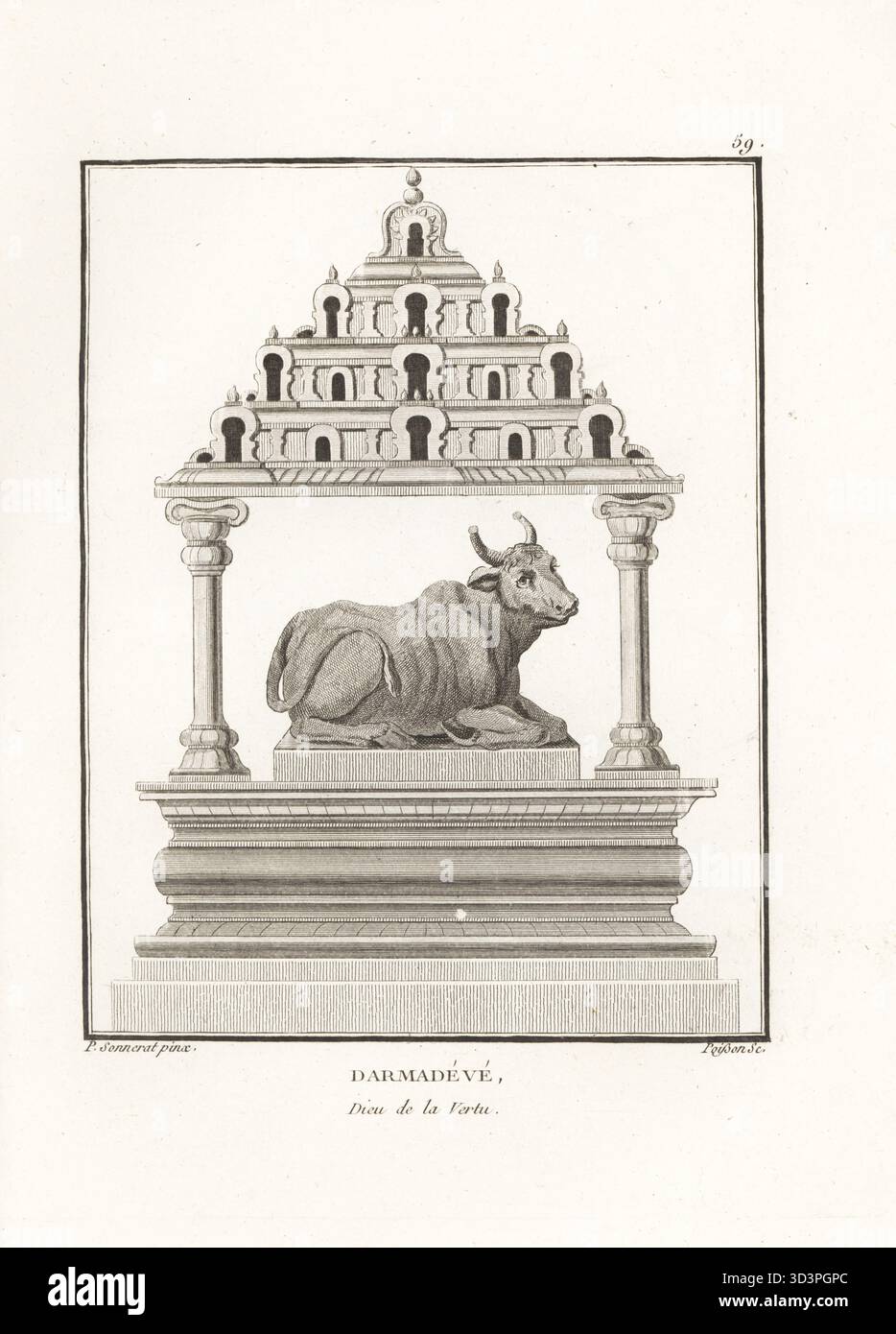 Dharmadeva, the Hindu god of virtue, depicted as a sacred bull. Bull ...