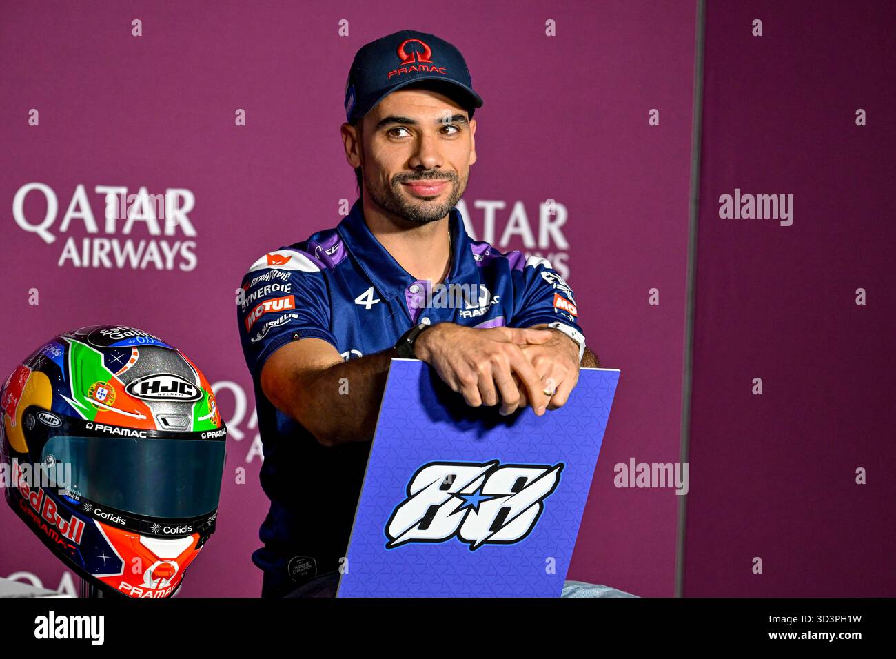 OLIVEIRA Miguel (prt), Prima Pramac Racing, Yamaha YZR-M1, portrait ...