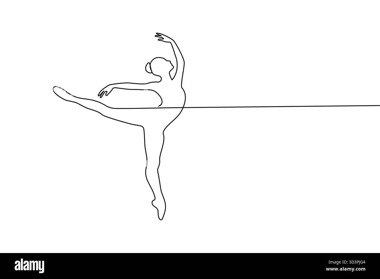 Art ballet woman in Stock Vector Images - Alamy