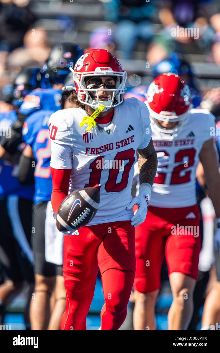 BOISE, ID - NOVEMBER 01: Fresno State Bulldogs wide receiver Jordan ...