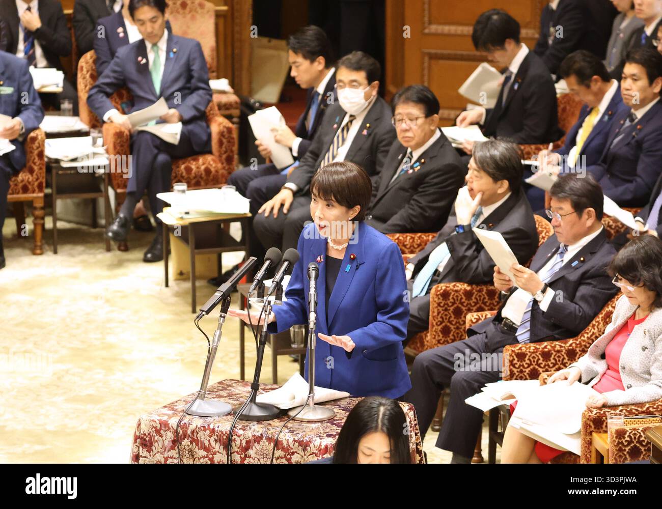 November 7, 2025, Tokyo, Japan - Japanese Prime Minister Sanae Takaichi ...