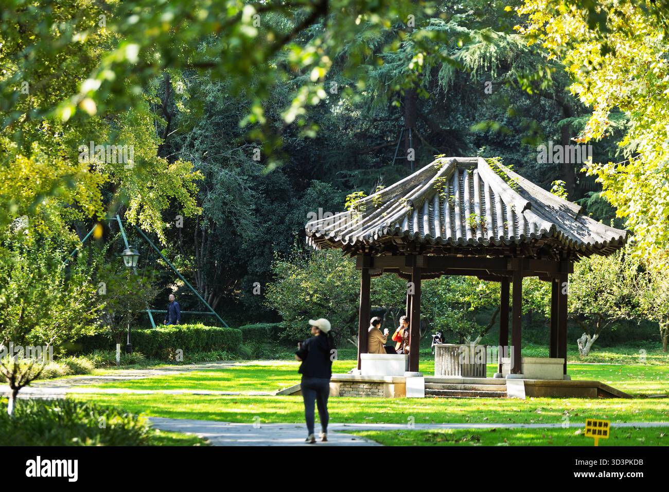 Autumn scenery at the Yuhuatai scenic area in Nanjing City, east China ...