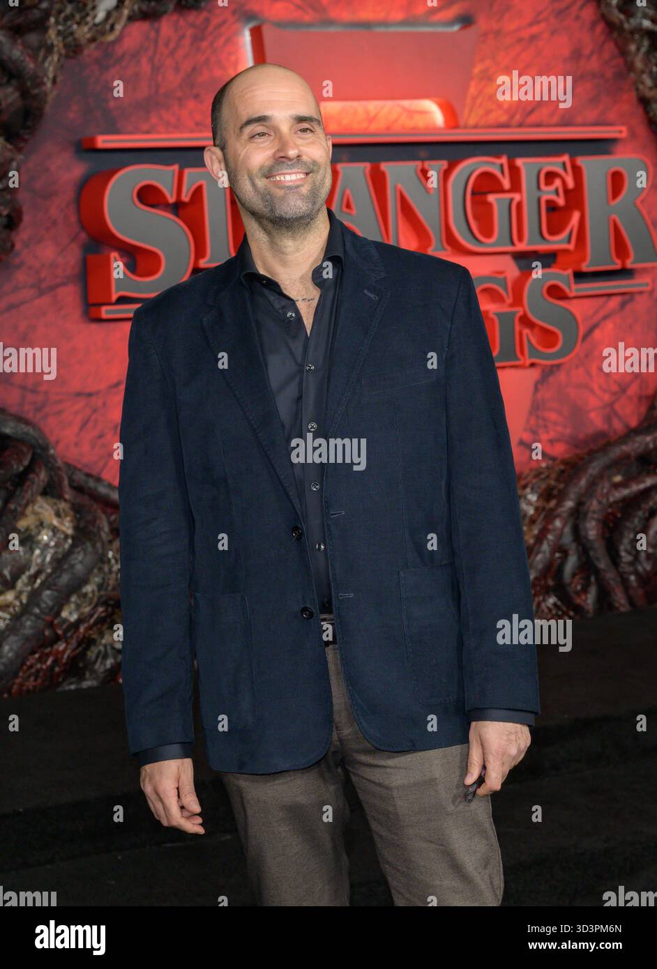 LOS ANGELES, USA. November 06, 2025: Chris Trujillo at the premiere for Netflix's "Stranger ...