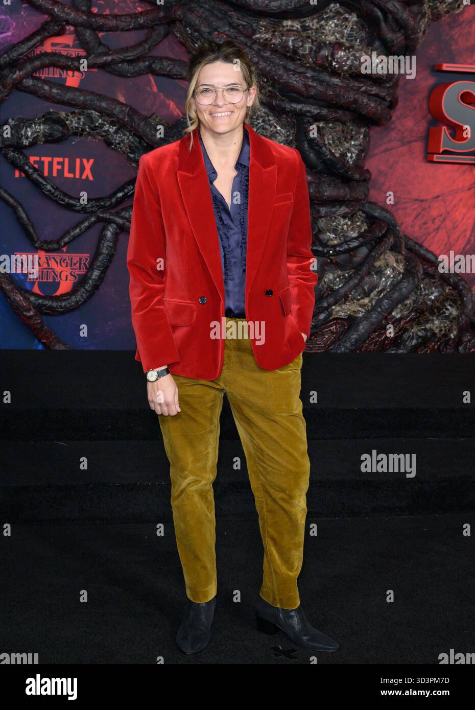 LOS ANGELES, USA. November 06, 2025: Hilary Leavitt at the premiere for ...