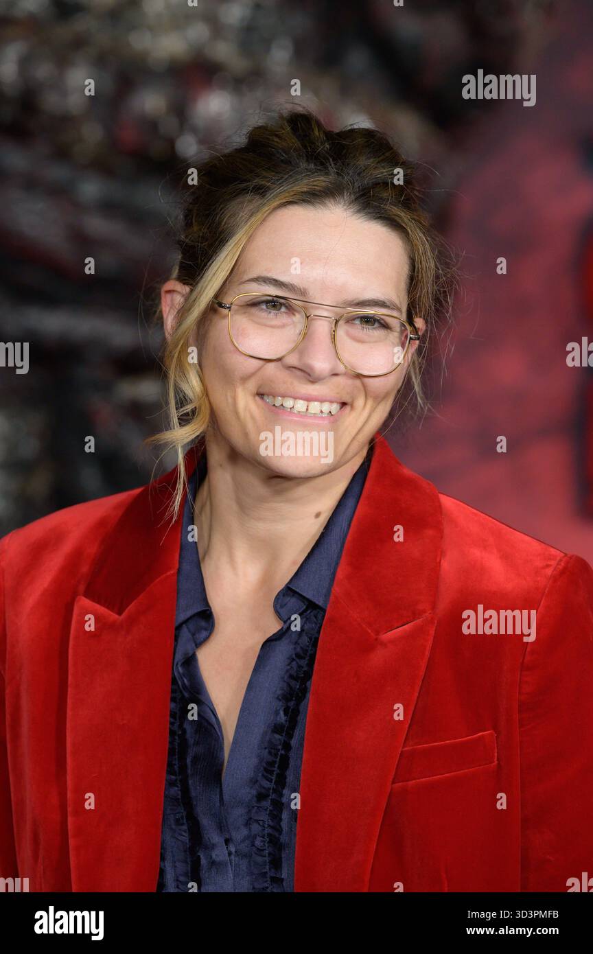 LOS ANGELES, USA. November 06, 2025: Hilary Leavitt at the premiere for ...