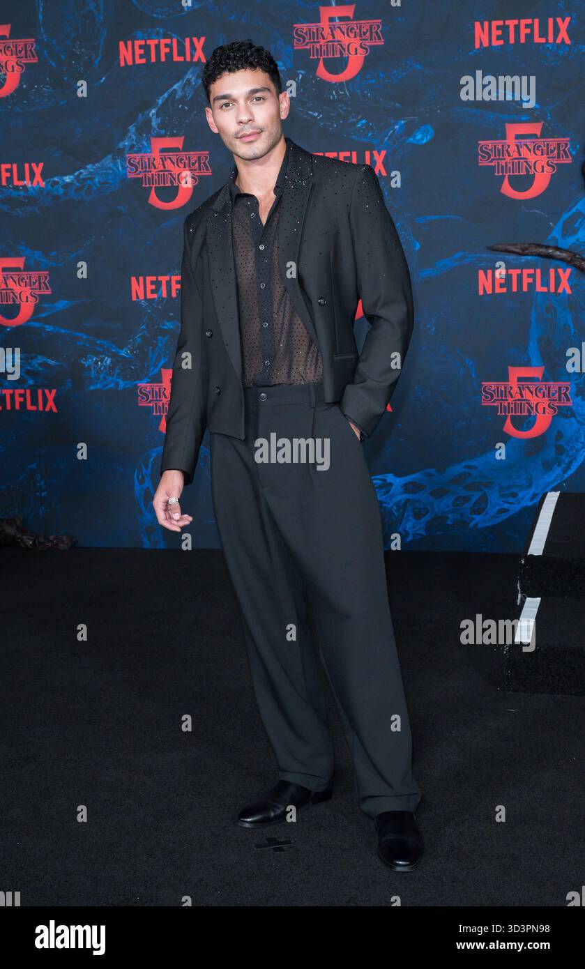 LOS ANGELES, USA. November 06, 2025: Anthony Keyvan at the premiere for ...