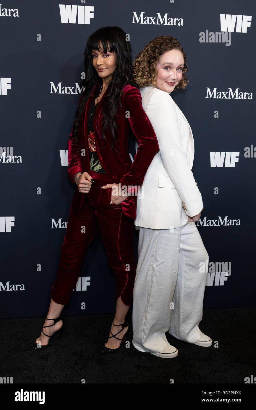 Persia White and Mecca White attend the arrivals of WIF Honors 2025 at ...