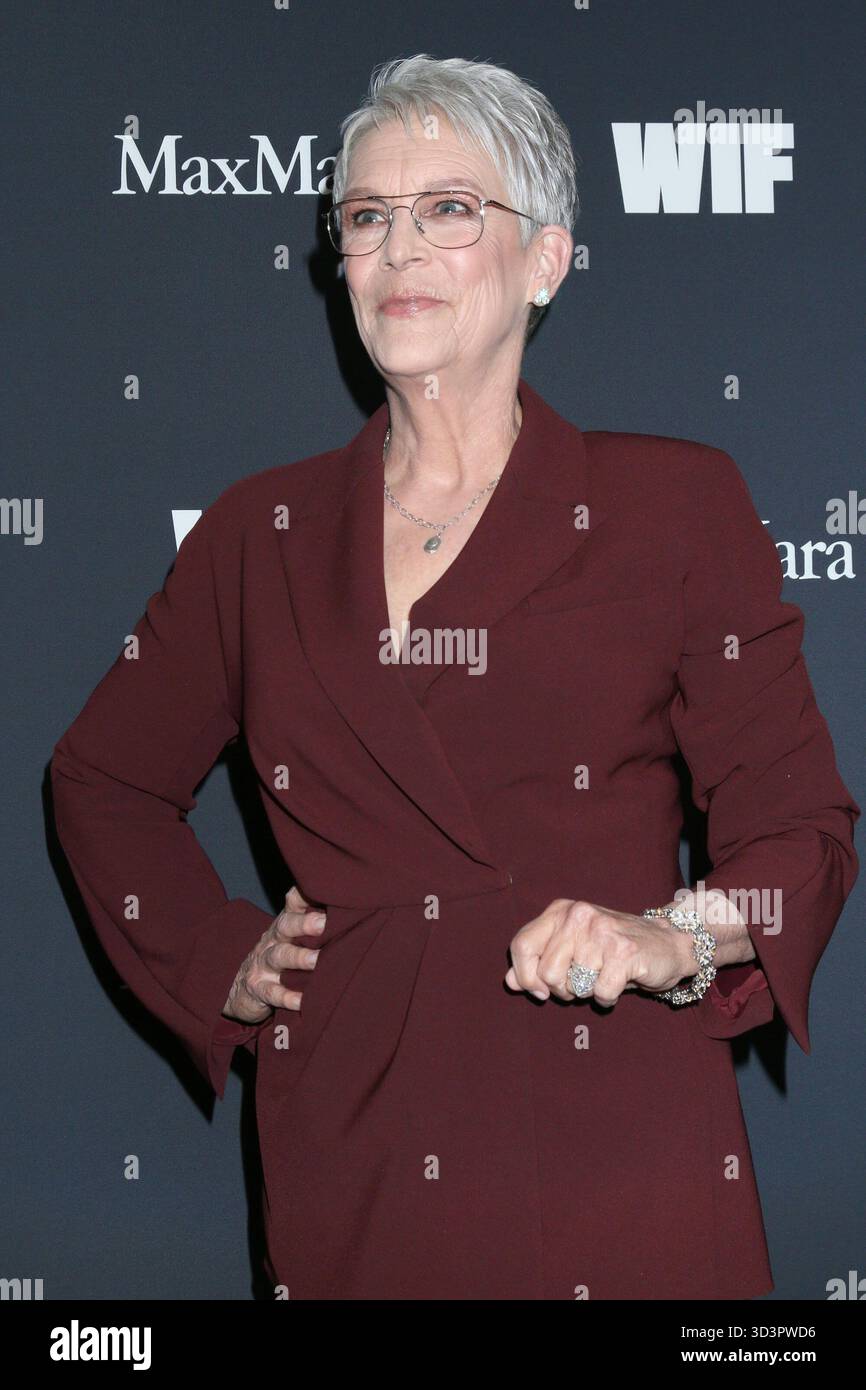 Jamie Lee Curtis at arrivals for Women In Film WIF 2025 Honors, Beverly ...