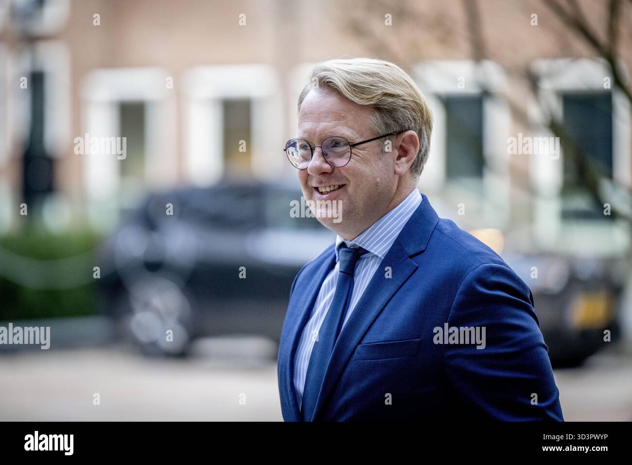 THE HAGUE - Outgoing Robert Tieman, Minister of Infrastructure and Water Management at the ...