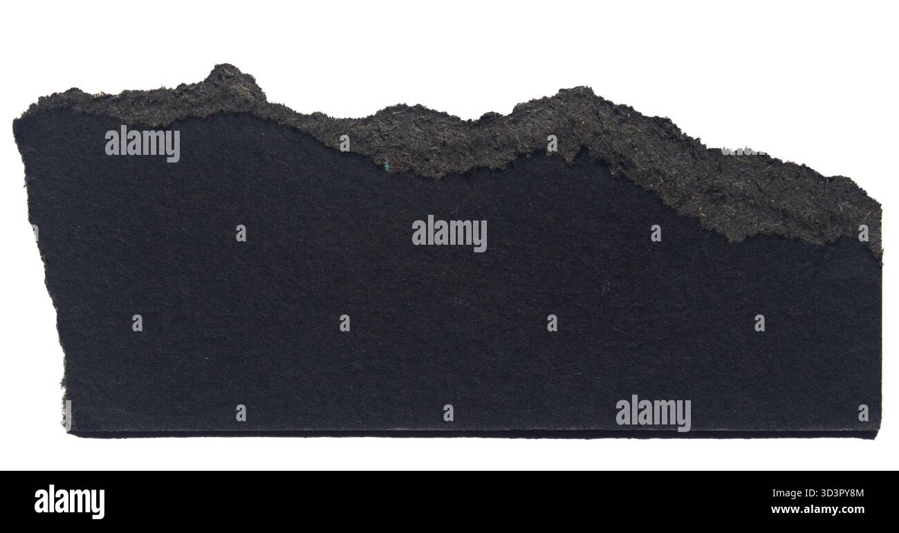 Black torn piece paper Cut Out Stock Images & Pictures - Alamy