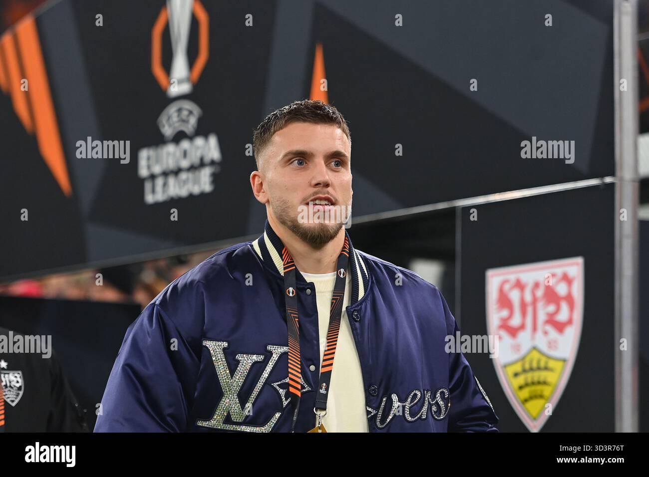 Ermedin Demirovic (VfB Stuttgart) in civilian clothes, single image ...