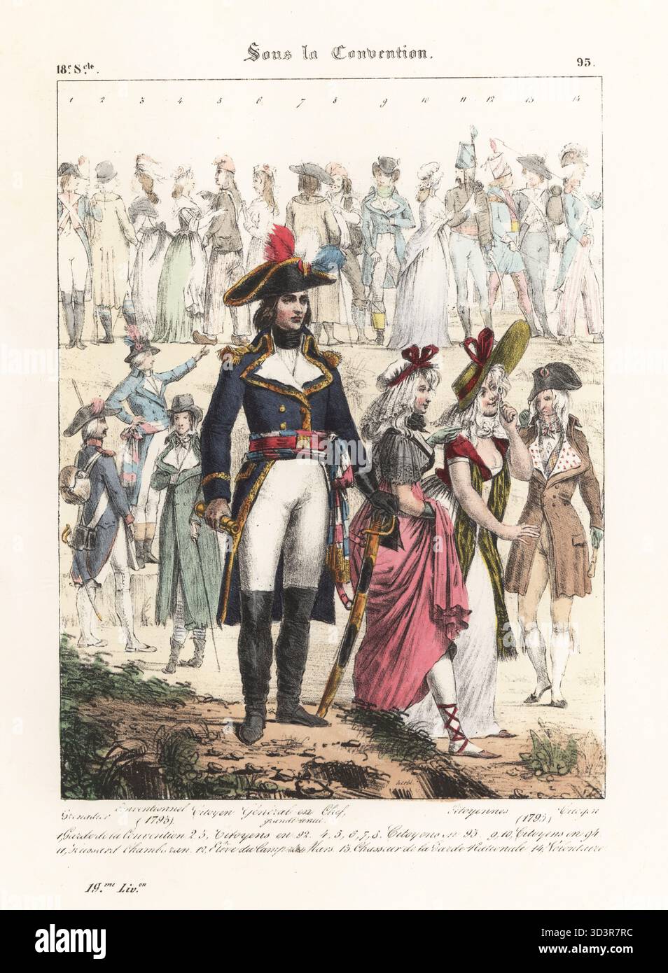 General in uniform (Napoleon?) of the French Republican Army, with ...
