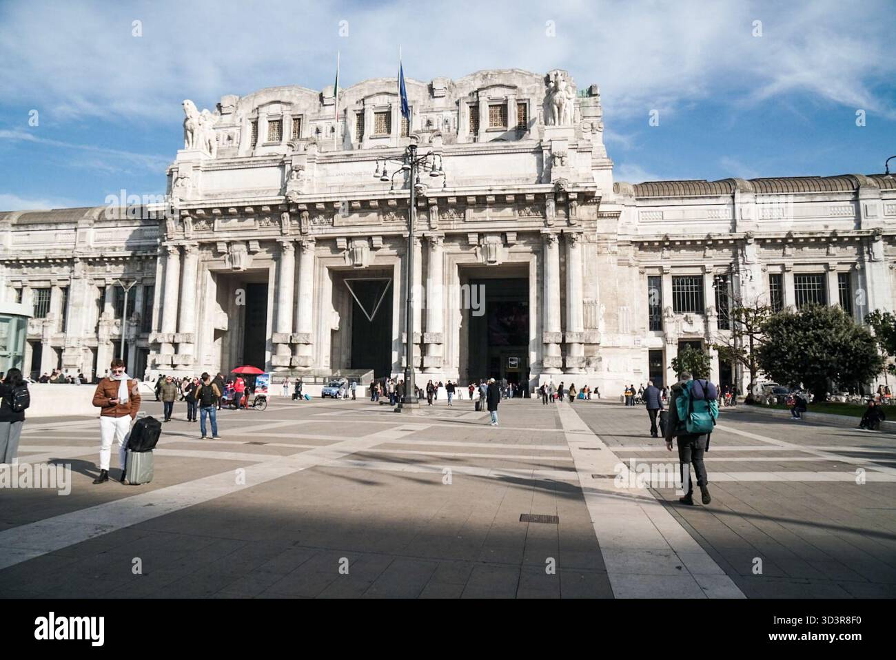 MILAN - Metro Line 3, yellow, closed due to a strike. The Milano ...