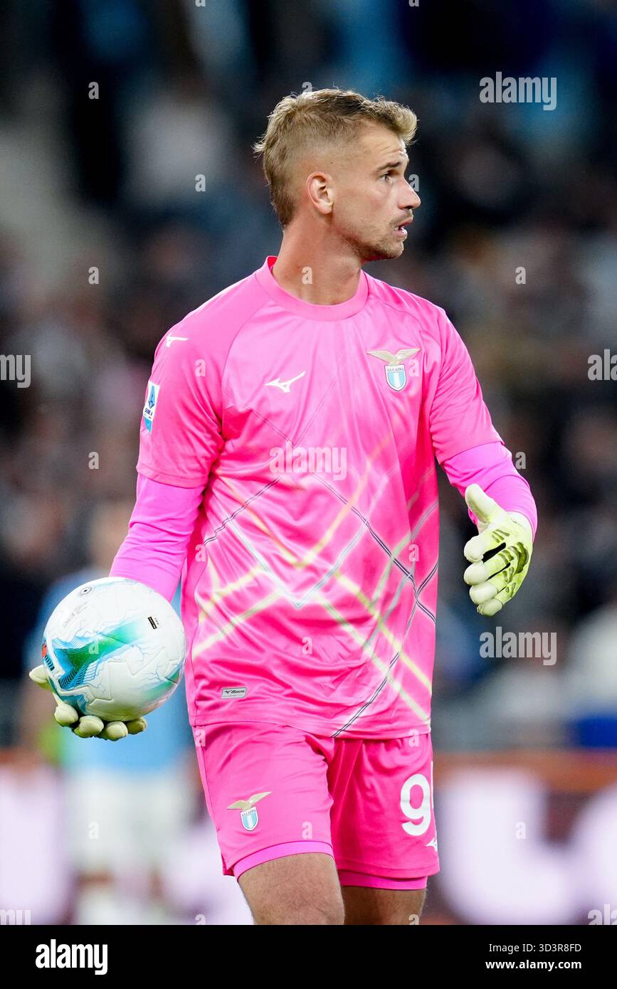 Ivan Provedel of SS Lazio looks on during the serie Serie A Enilive ...