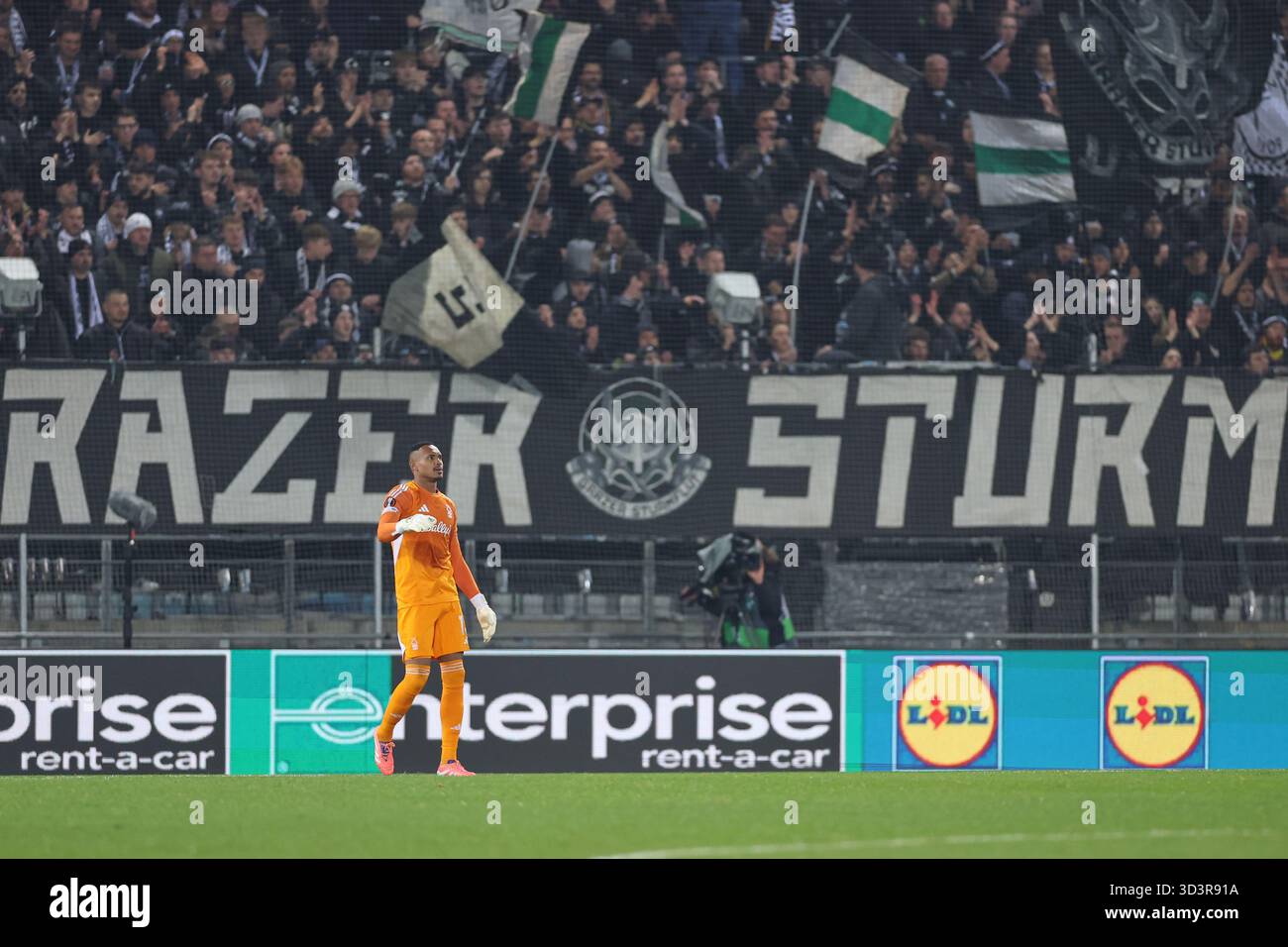 UEFA Europa League 2025 group stage match between SK Sturm Graz and ...