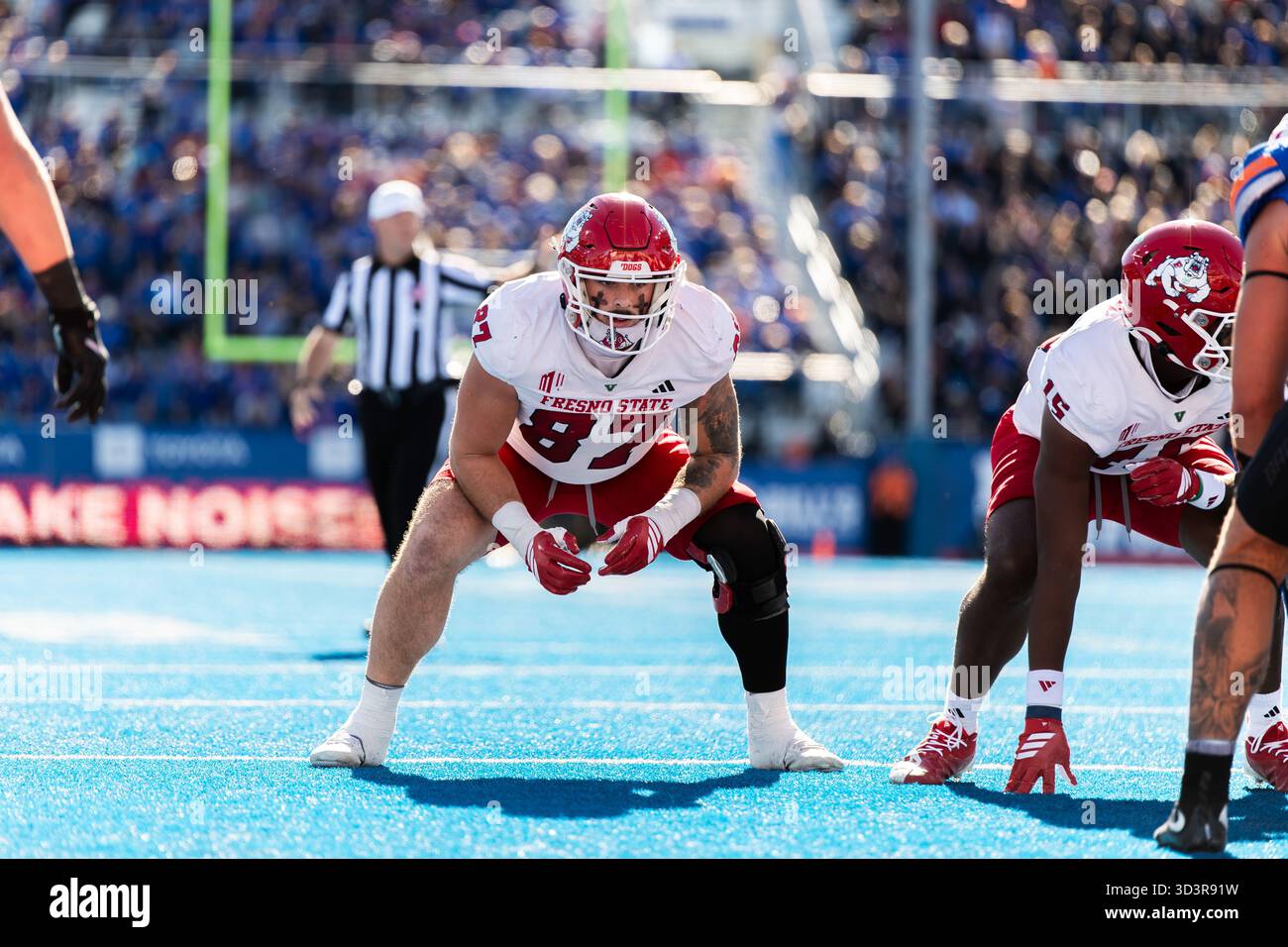 BOISE, ID - NOVEMBER 01: Fresno State Bulldogs tight end Jake Tarwater ...
