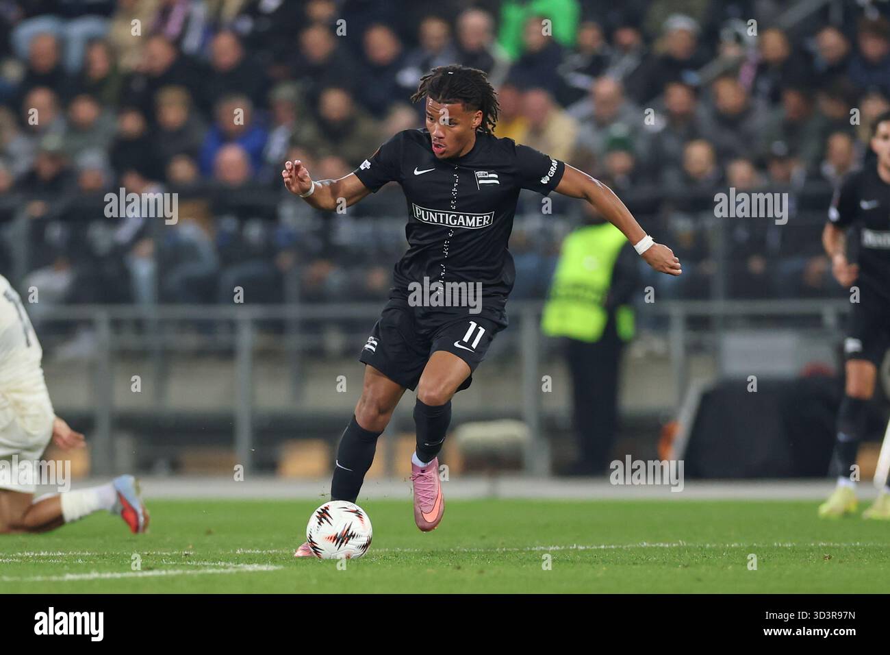 UEFA Europa League 2025 group stage match between SK Sturm Graz and ...